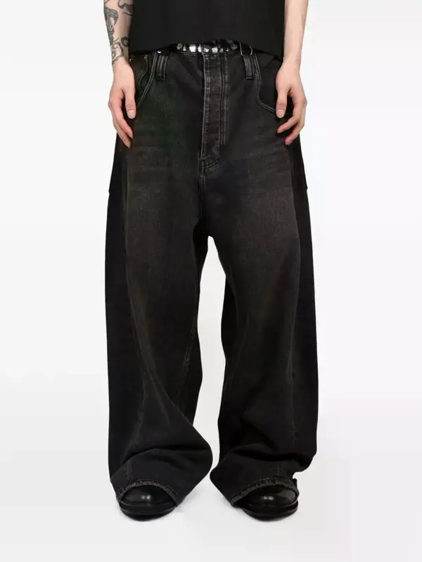 PROTOCOL INDEX Oversized-fit Washed Jeans