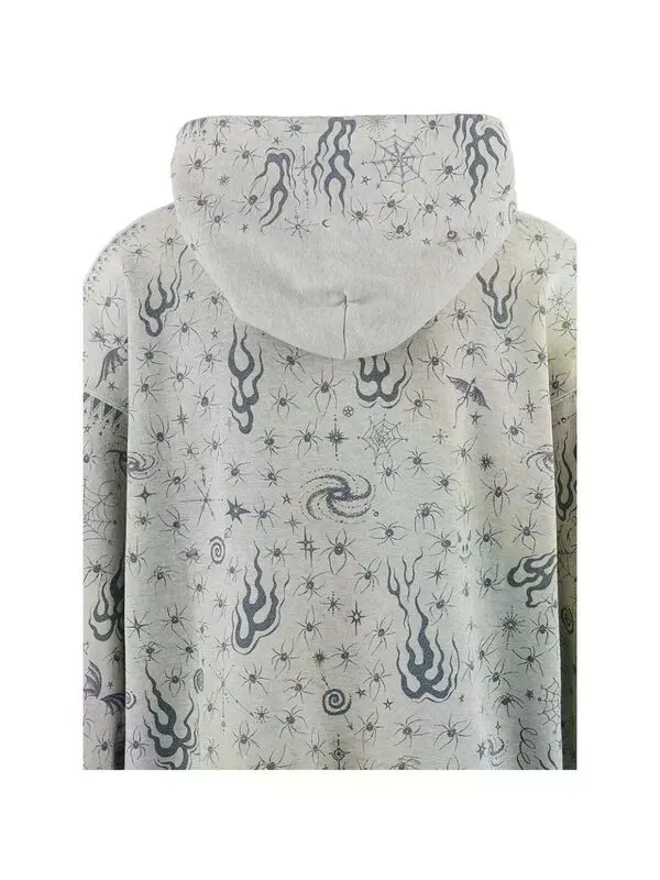 SAINT MXXXXXX Dr. Woo Tattoo-print Hoodie
