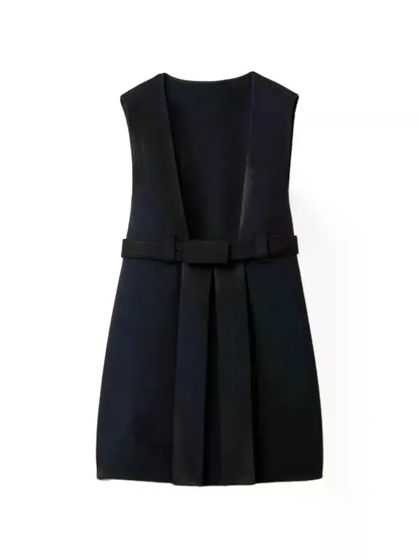 Miu Miu Waxed Double Wool Dress