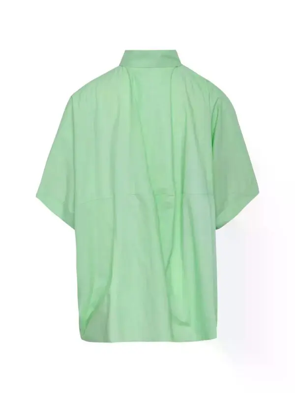 ENFOLD Draped Hexagon Shirt