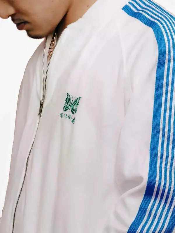 BREATH Needles Stripe-detail Velour Track Jacket
