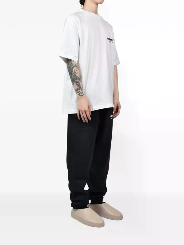 ESSENTIALS Logo-print Track Pants - Black