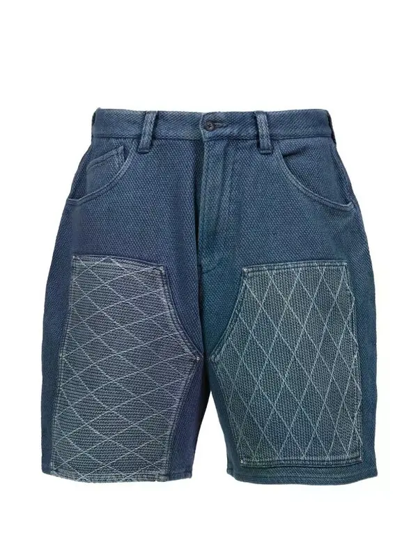 PORTER CLASSIC Kendo Diamond-quilted Shorts