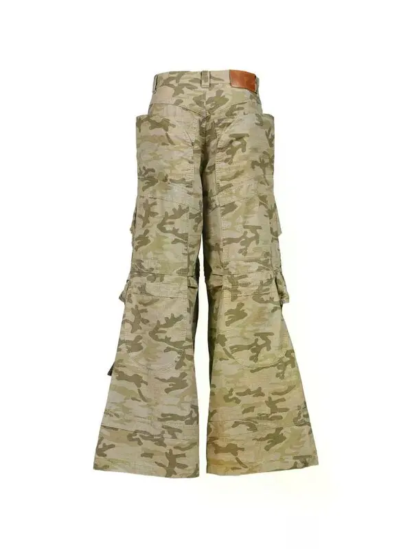 Natasha Zinko Cosmo Camouflage-print Cargo Pants - Neutrals