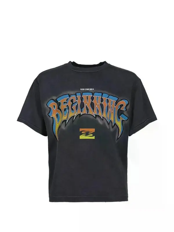 JUN/NAKAYAMA Graphic-print Box-fit T-shirt