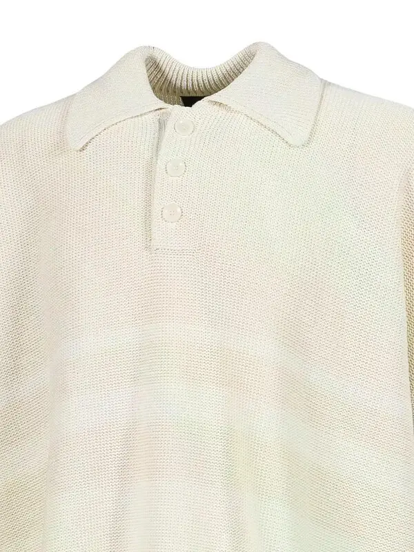 WALES BONNER Calm Knit Polo Shirt