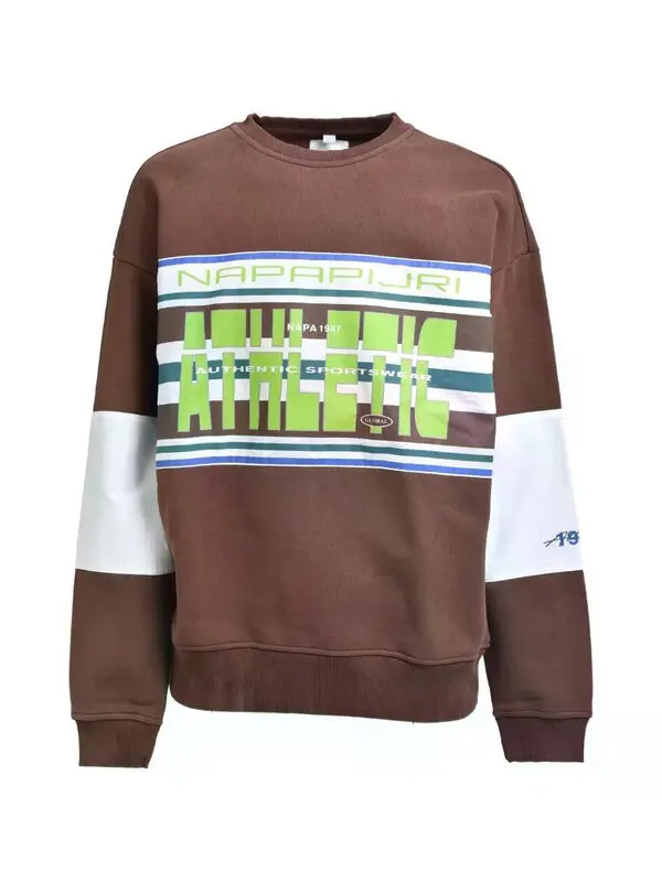 NAPA BY MARTINE ROSE Logo-print Panelled Sweatshirt