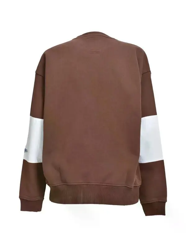 NAPA BY MARTINE ROSE Logo-print Panelled Sweatshirt