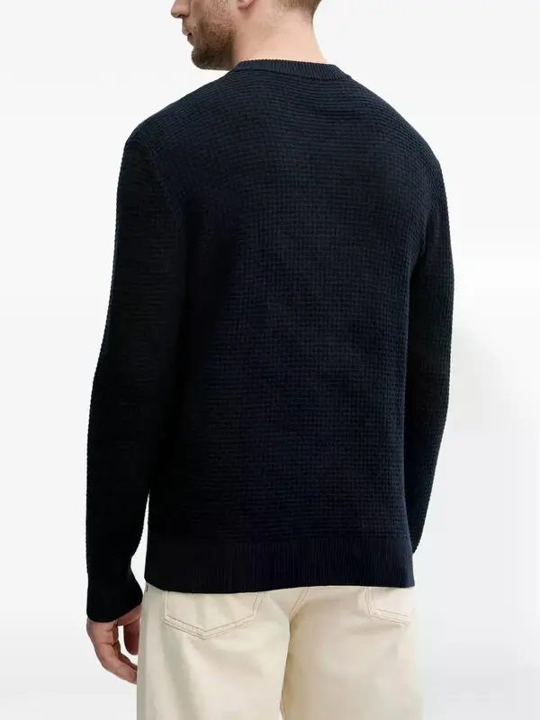 Sisley Waffle-knit Pullover