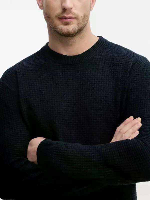 Sisley Waffle-knit Pullover