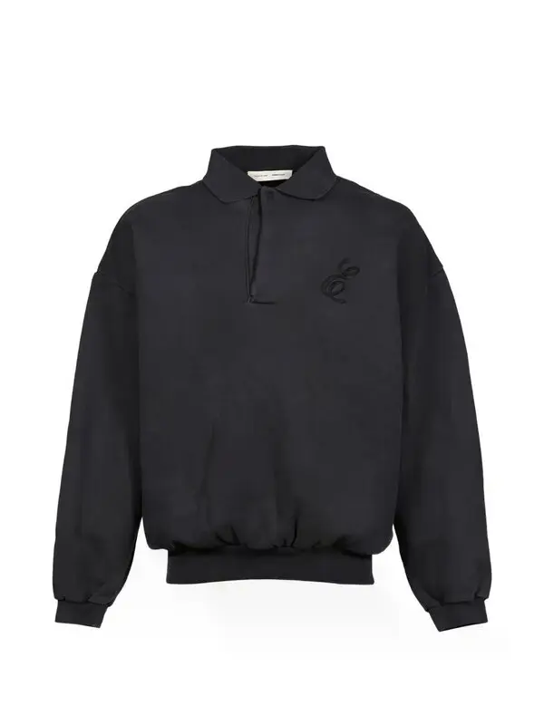 ESSENTIALS Logo-embroidered Cotton Sweatshirt