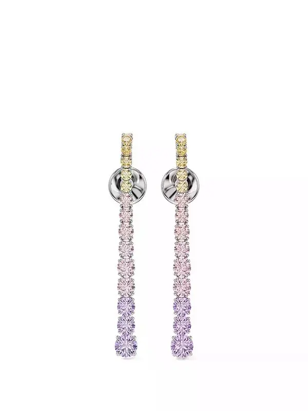 SWAROVSKI Matrix Crystal-embellished Drop Earrings - Pink