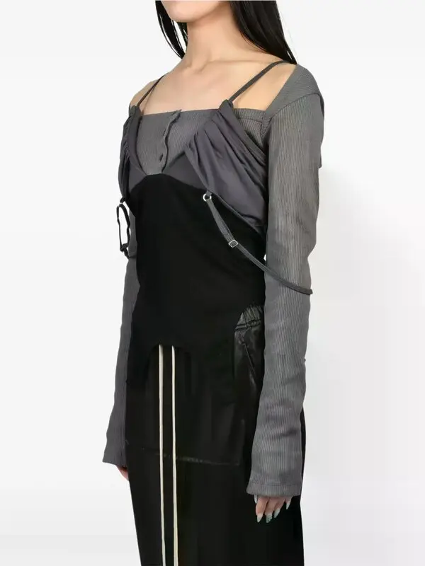 SRVC STUDIO Layered Cut-out Top