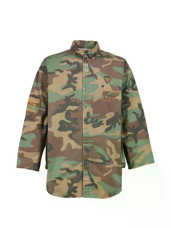 PORTER CLASSIC Camouflage-print Overshirt