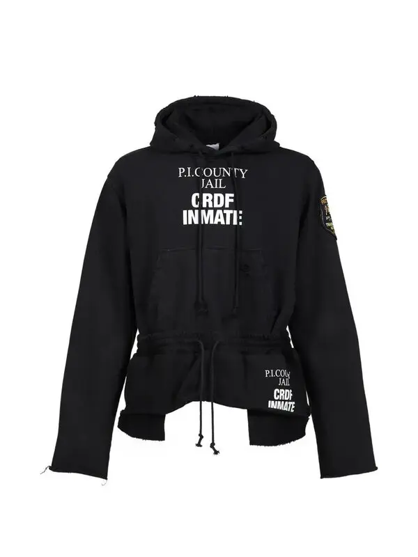 PROTOCOL INDEX Distressed Hybrid Hoodie