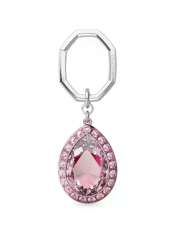 SWAROVSKI Crystal-embellished Pear-cut Keyring