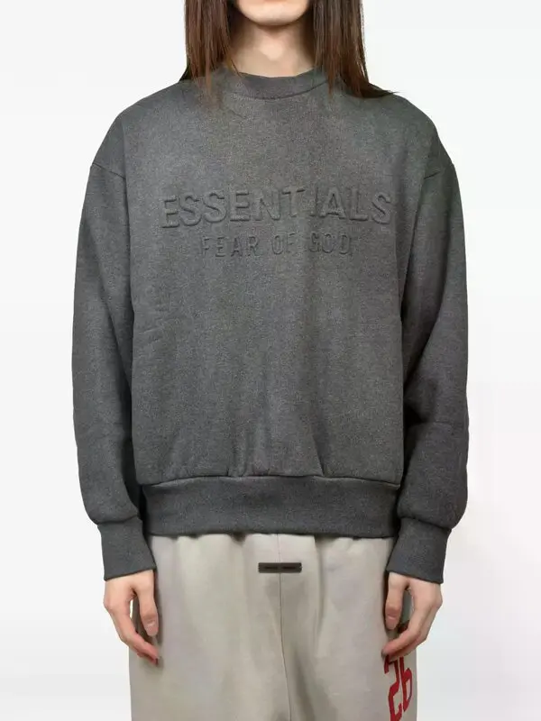 ESSENTIALS Logo-print Crew-neck Sweater
