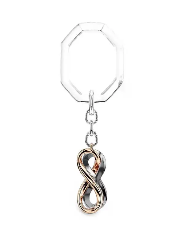 SWAROVSKI Hyperbola Infinity Keyring - Silver