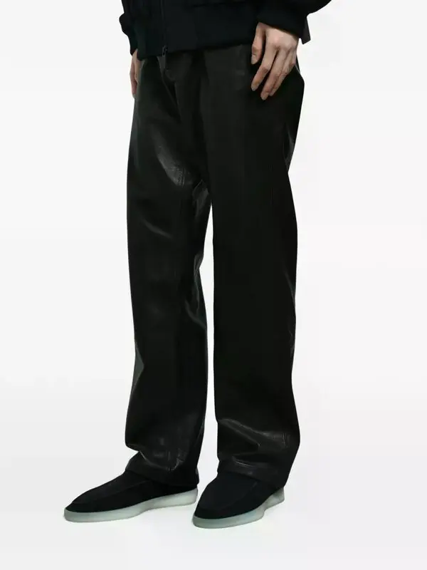 Fear Of God Straight-leg Leather Trousers