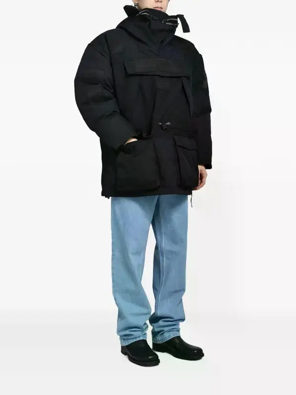 NAPA BY MARTINE ROSE Skidoo Common Patchwork Jacket - Black
