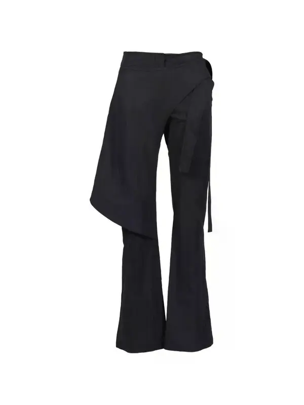 HYEIN SEO Wrap-panel Macramé-belt Trousers