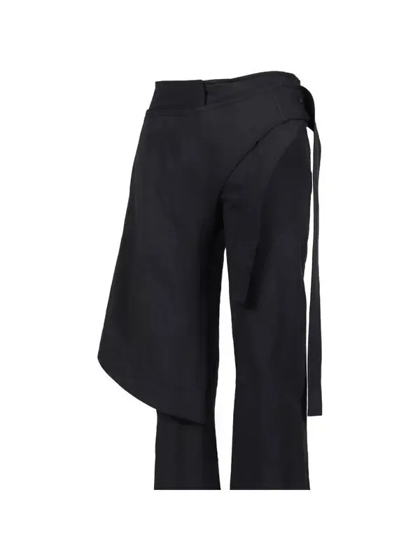 HYEIN SEO Wrap-panel Macramé-belt Trousers