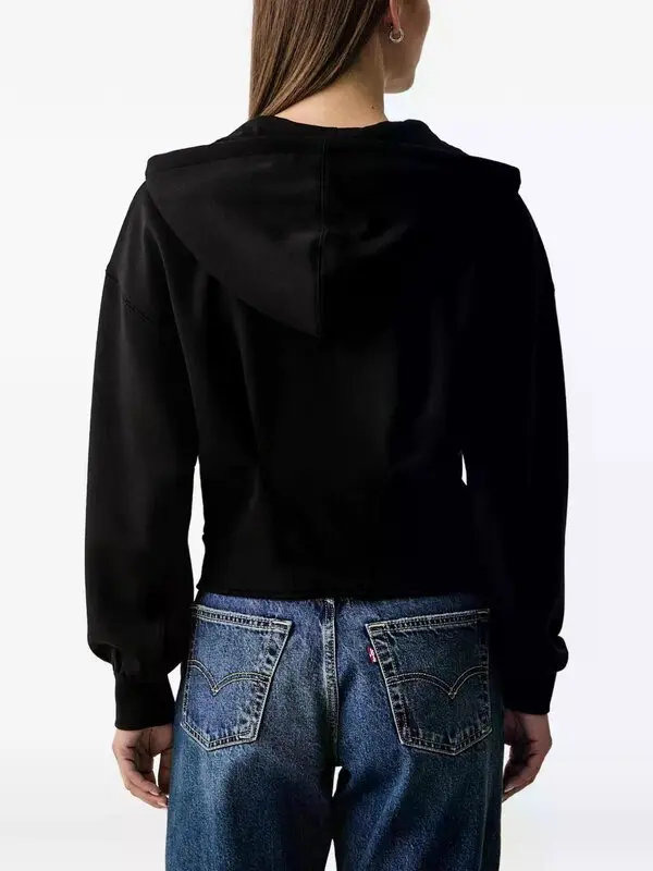 Armani Exchange Sequin-embellished Logo Hoodie