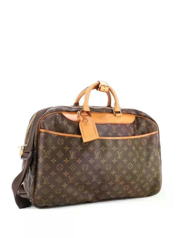 LOUIS VUITTON Alize Bag Monogram Canvas 24 Heures Travel Bag