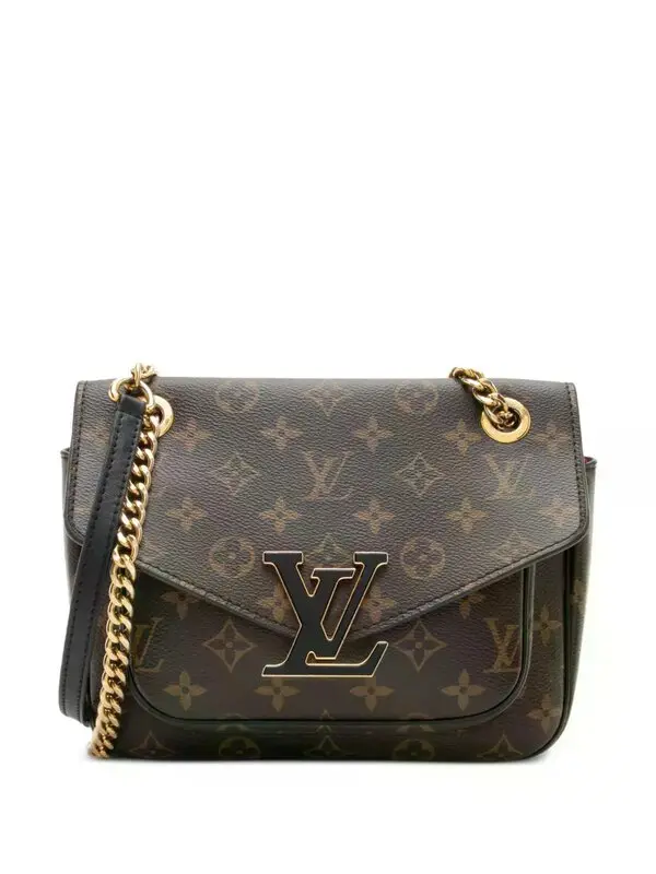 LOUIS VUITTON Monogram Passy Shoulder Bag - Brown