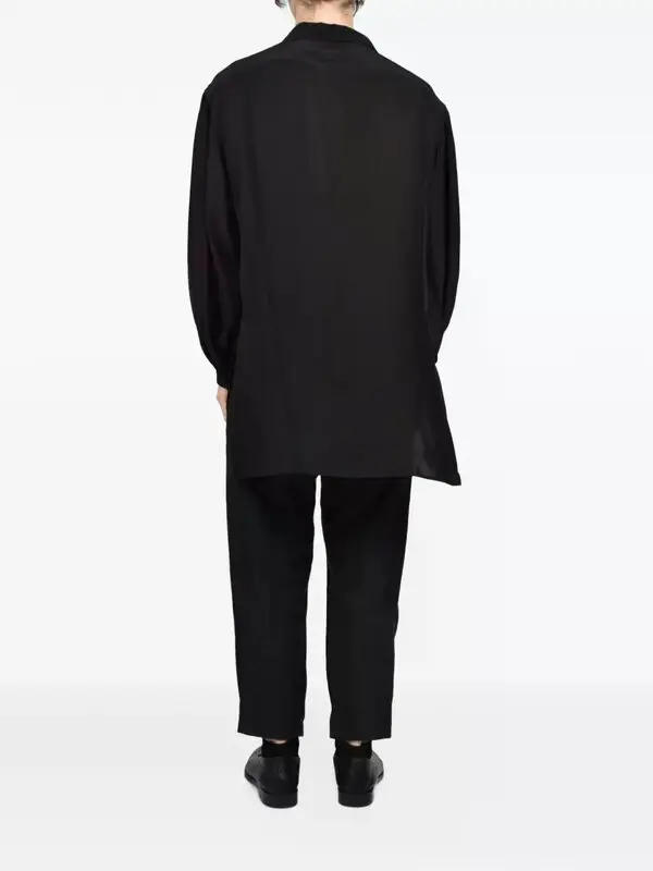 Yohji Yamamoto Sea Print Silk Shirt