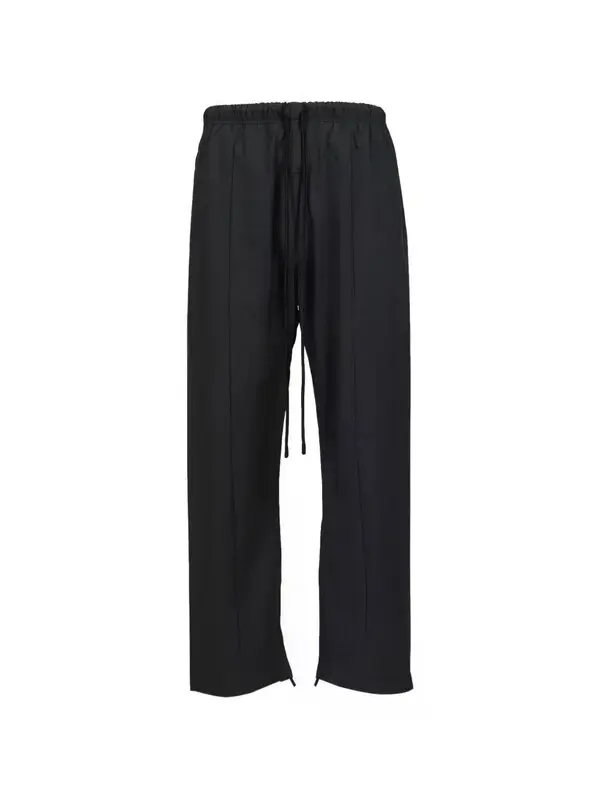 ESSENTIALS Logo-print Track Pants - Black