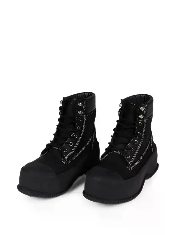 Matthew Williamson Contrast-stitch Lace-up Ankle Boots