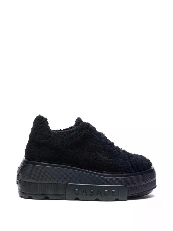 Casadei Nexus Peak Wedge Sneakers