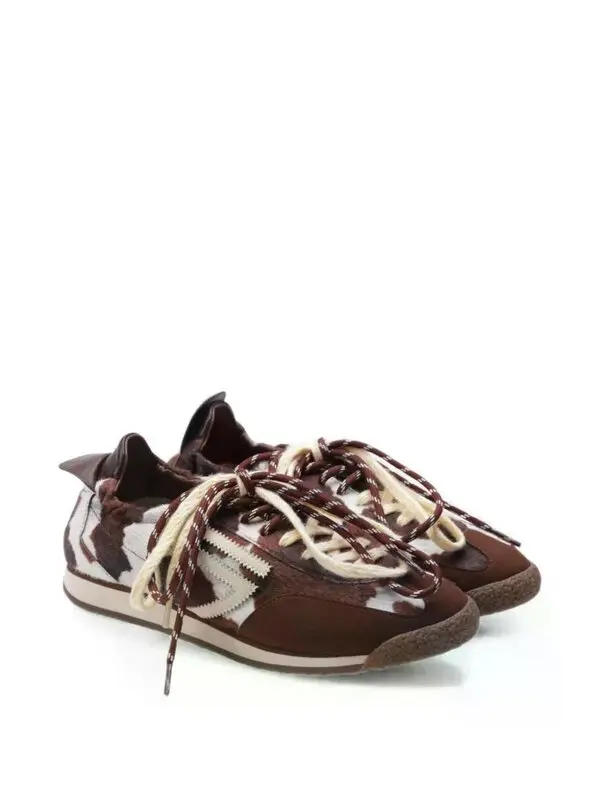 PURAAI Panther Cow-print Sneakers