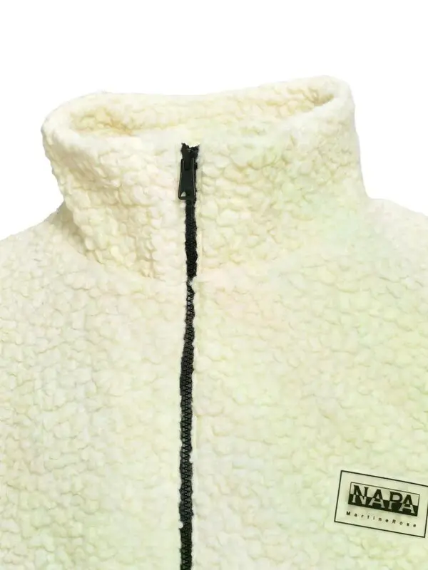 NAPA BY MARTINE ROSE Fleece Zip-up Jacket - White
