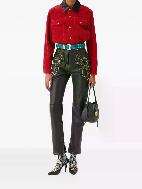 Versace Corduroy Velvet Blouson