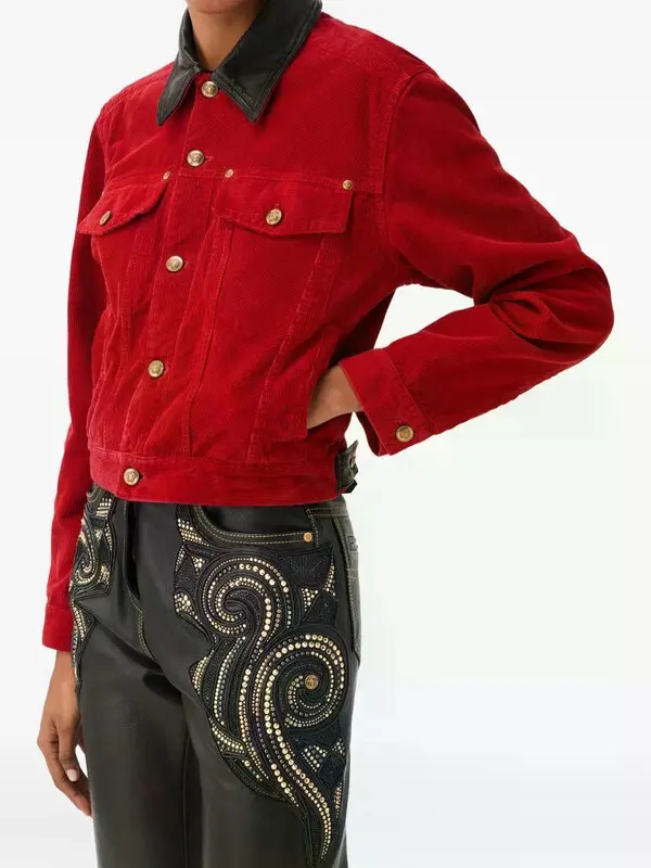 Versace Corduroy Velvet Blouson