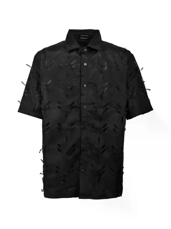 JUNTAE KIM Layered Laser-cut Shirt