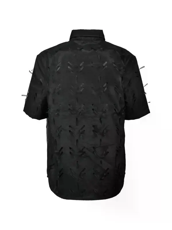JUNTAE KIM Layered Laser-cut Shirt