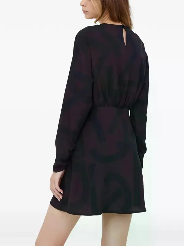 Sisley Long-sleeved Gathered Dress