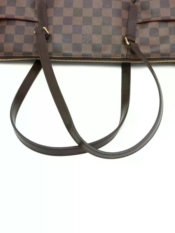 LOUIS VUITTON 2015 Damier Ebene Totally Pm Tote Bag - Brown