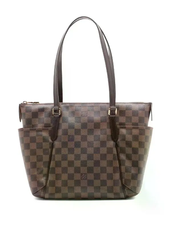 LOUIS VUITTON 2015 Damier Ebene Totally Pm Tote Bag - Brown