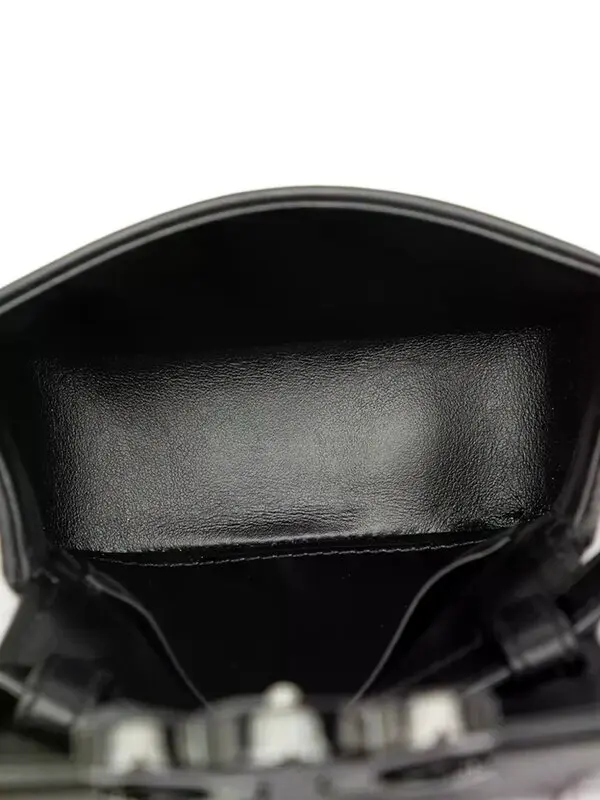 Celine Shiny Calfskin Triomphe Crossbody Bag