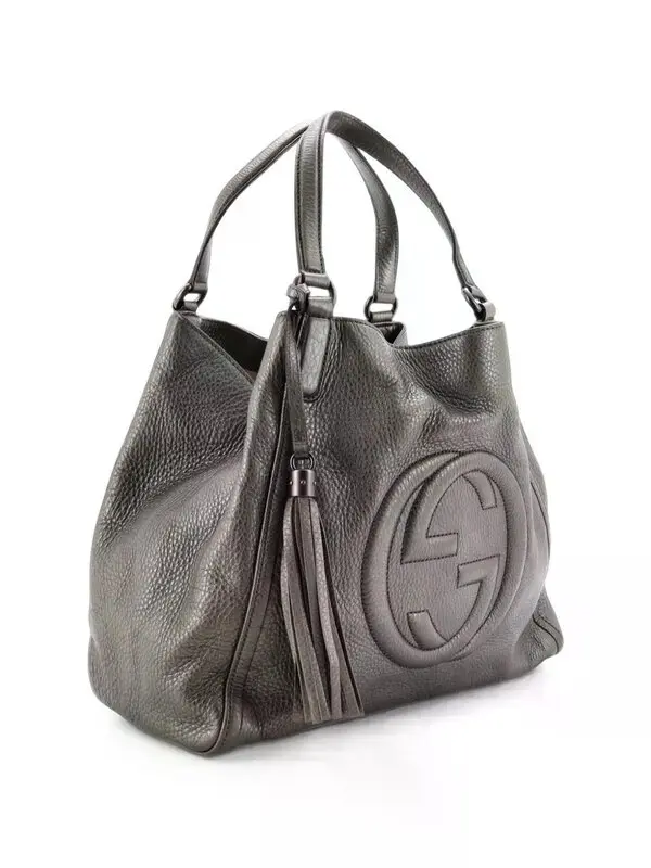 Gucci Soho Leather Medium Shoulder Bag - Metallic