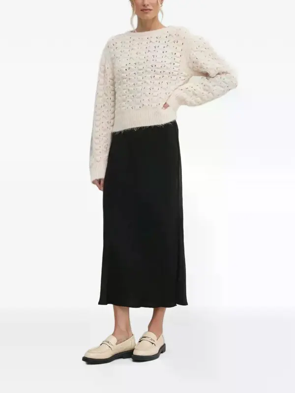 Sisley Chunky-knit Long-sleeve Sweater