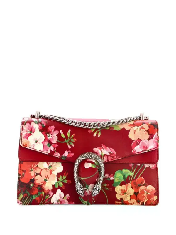 Gucci Dionysus Blooms Print Leather Shoulder Bag