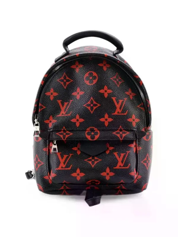 LOUIS VUITTON Palm Springs Limited Edition Monogram Infrarouge Mini Backpack - Black