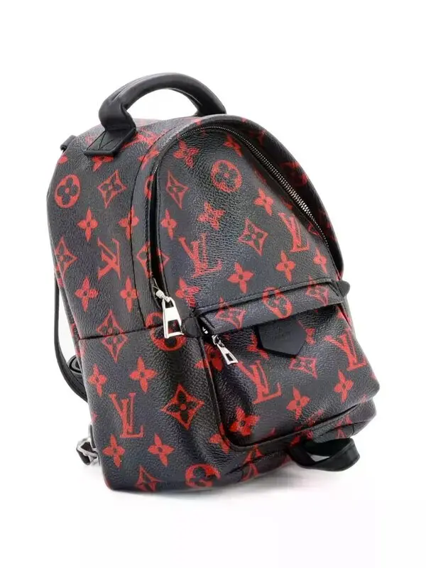 LOUIS VUITTON Palm Springs Limited Edition Monogram Infrarouge Mini Backpack - Black