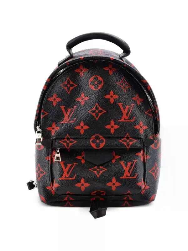 LOUIS VUITTON Palm Springs Limited Edition Monogram Infrarouge Mini Backpack - Black