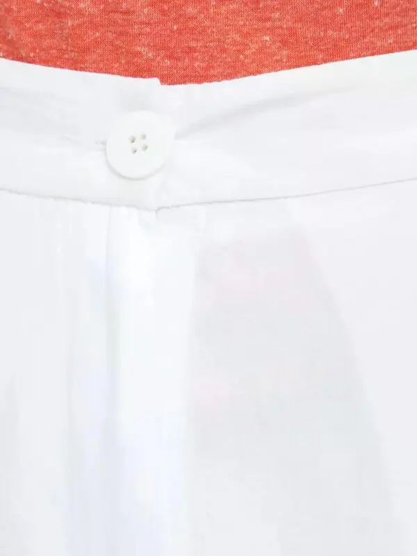 Sisley High-waisted Cropped Trousers